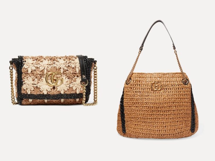 Sacs de luxe tressés en raphia ou paille tendance pour l’été - NuageMode